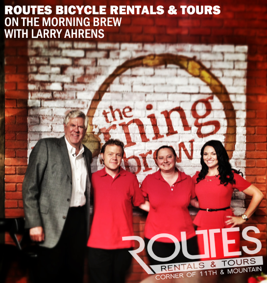 Check Us Out on The Morning Brew! | Routes Bicycle Tours & Rentals, Inc