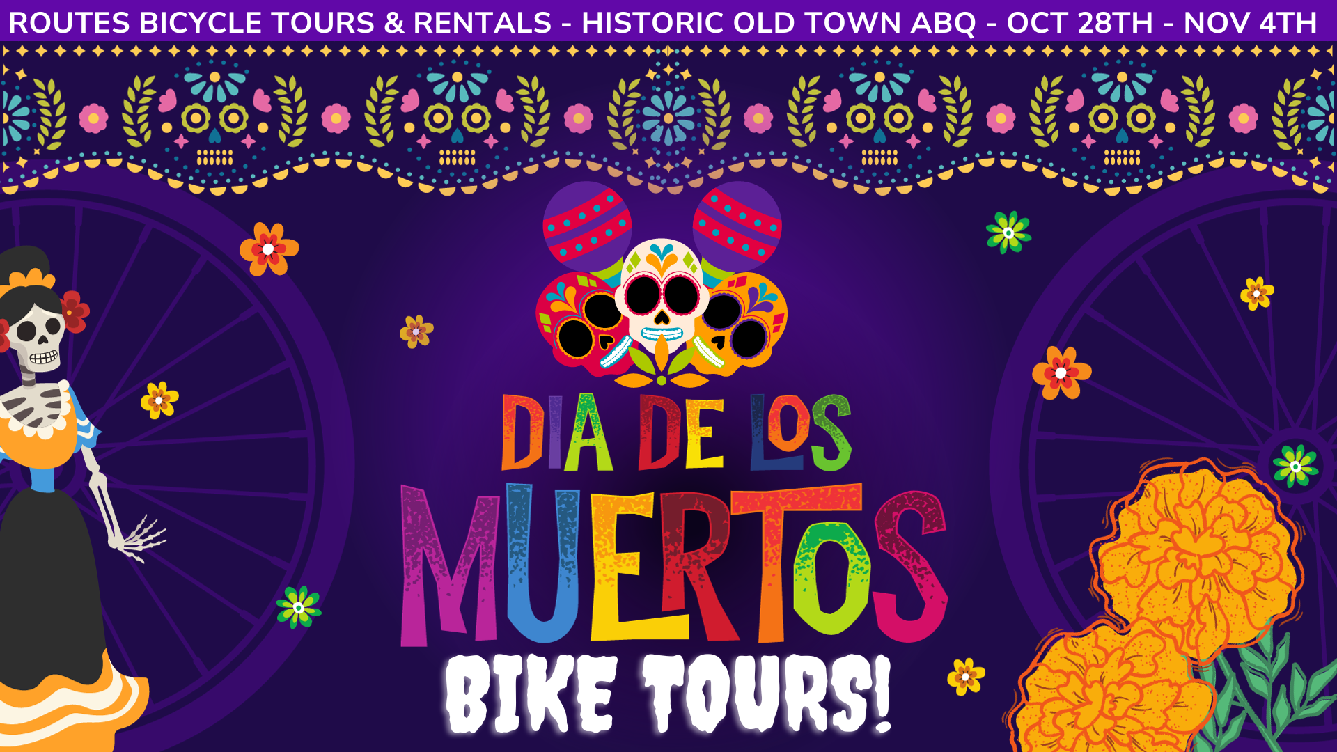 Day of the Dead Bike Tour | Routes Bicycle Tours & Rentals, Inc